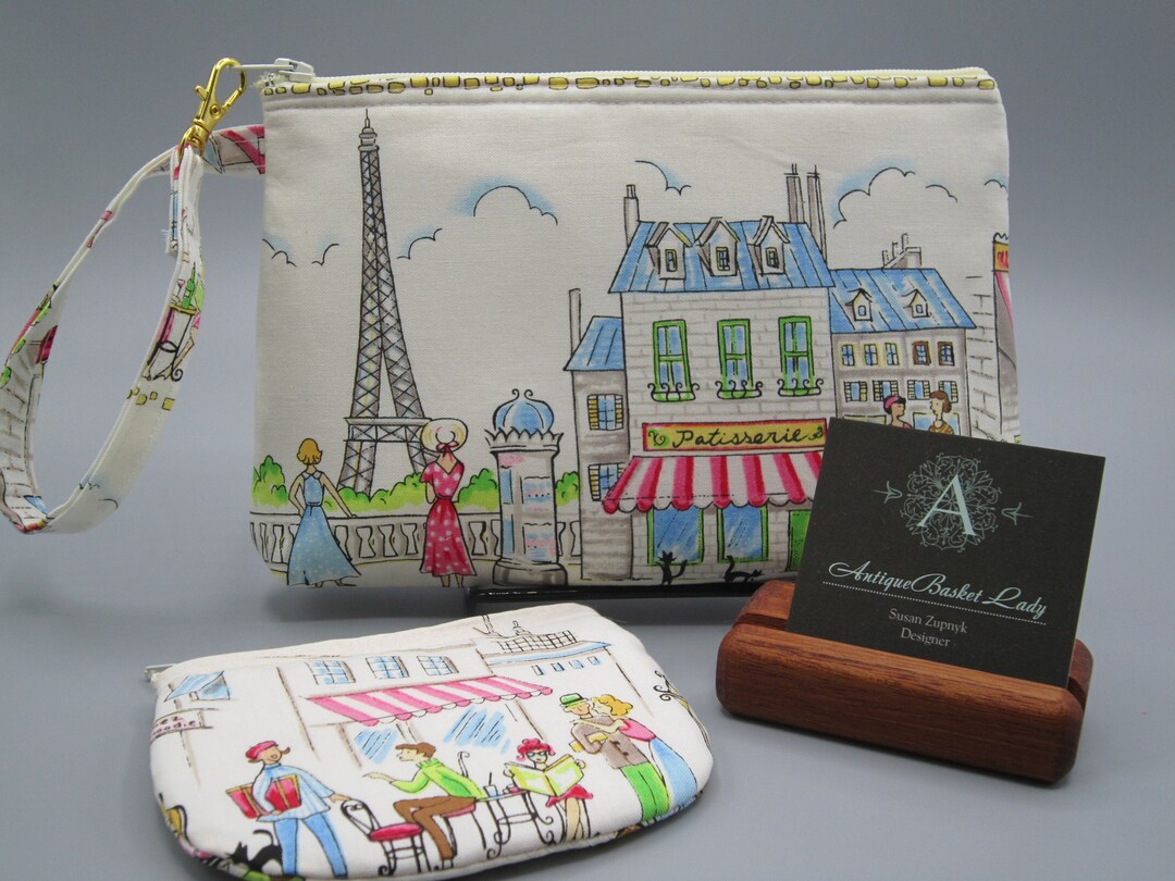 Cafe Rouge Smart Phone Set Eiffel Tower Clutch Set Gadget - Etsy