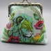 Tula Pink Good Hair Day Karma Lion Medium Kiss Lock Snap Coin Purse ...