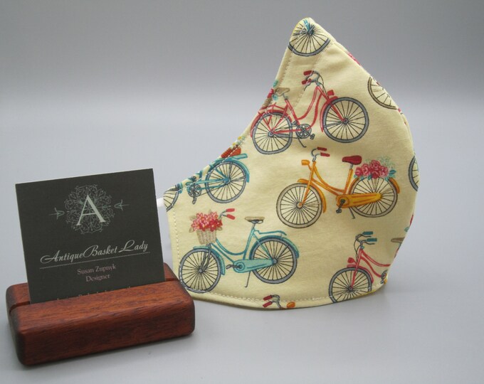 Retro Bicycle Adult Fashion Cloth Face Mask/w Elastic Ear - Etsy