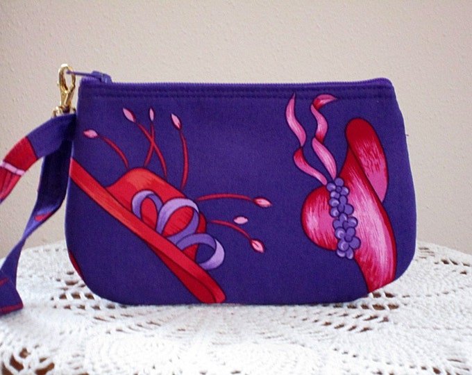 Wristlet Clutch Gadget Purse Bag in Red Hat Society - Etsy
