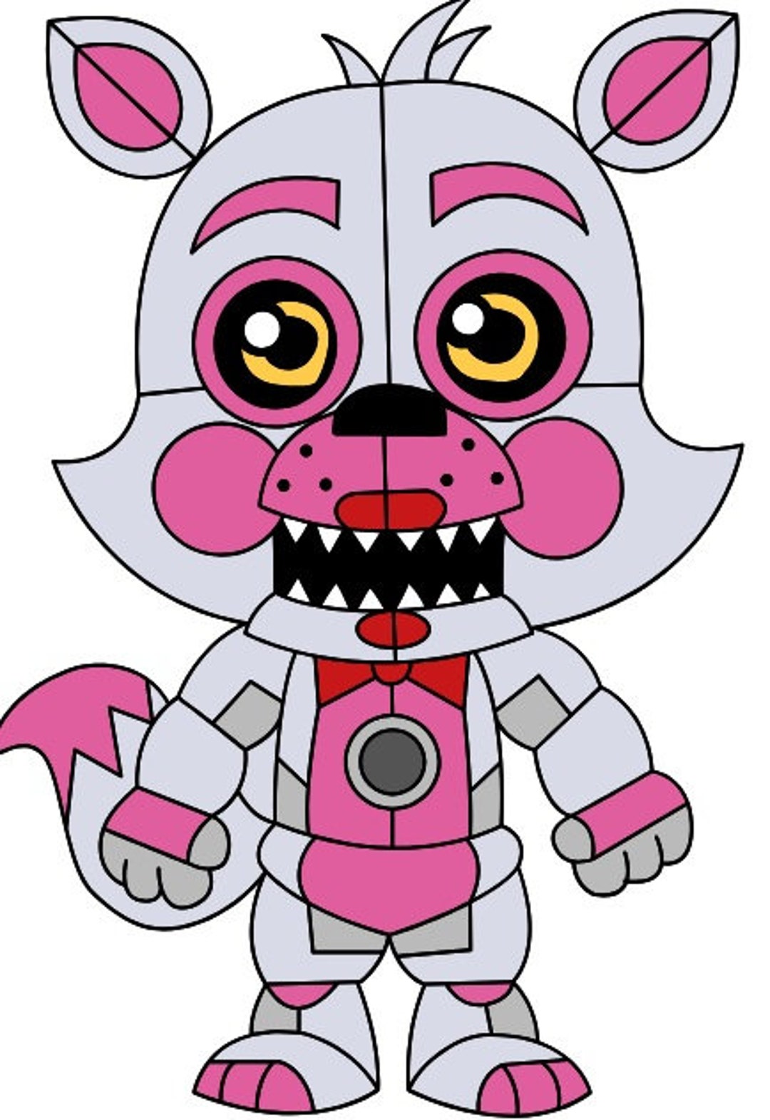 FNAF SVG File Foxy - Etsy