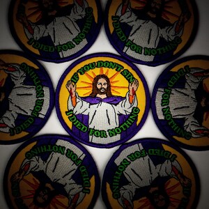 Jesus Patch If You Don't Sin. - Etsy