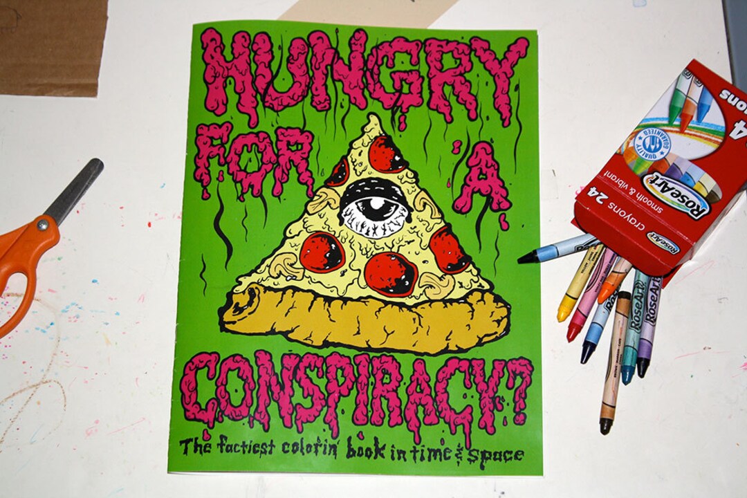 Hungry for a Conspiracy? Conspiracy Theory Coloring Book - Etsy