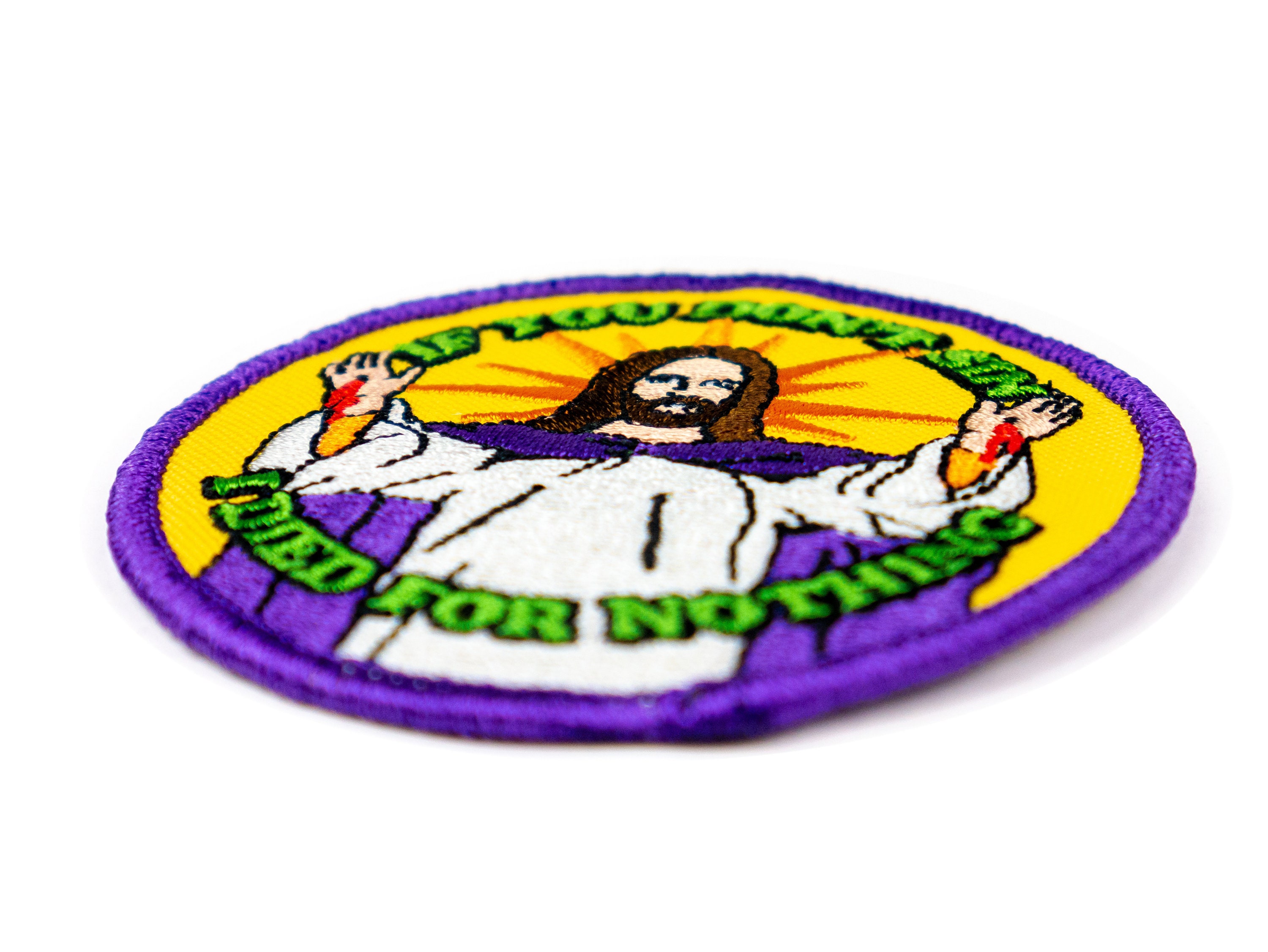 Jesus Patch If You Don't Sin. - Etsy