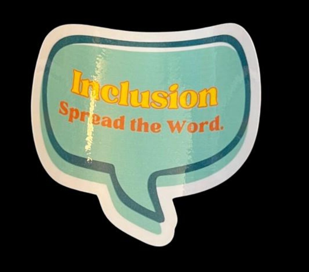 Inclusion: Spread the Word Sticker - Etsy