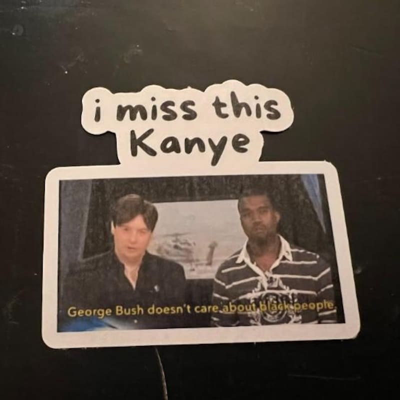 Kanye Sticker - Etsy
