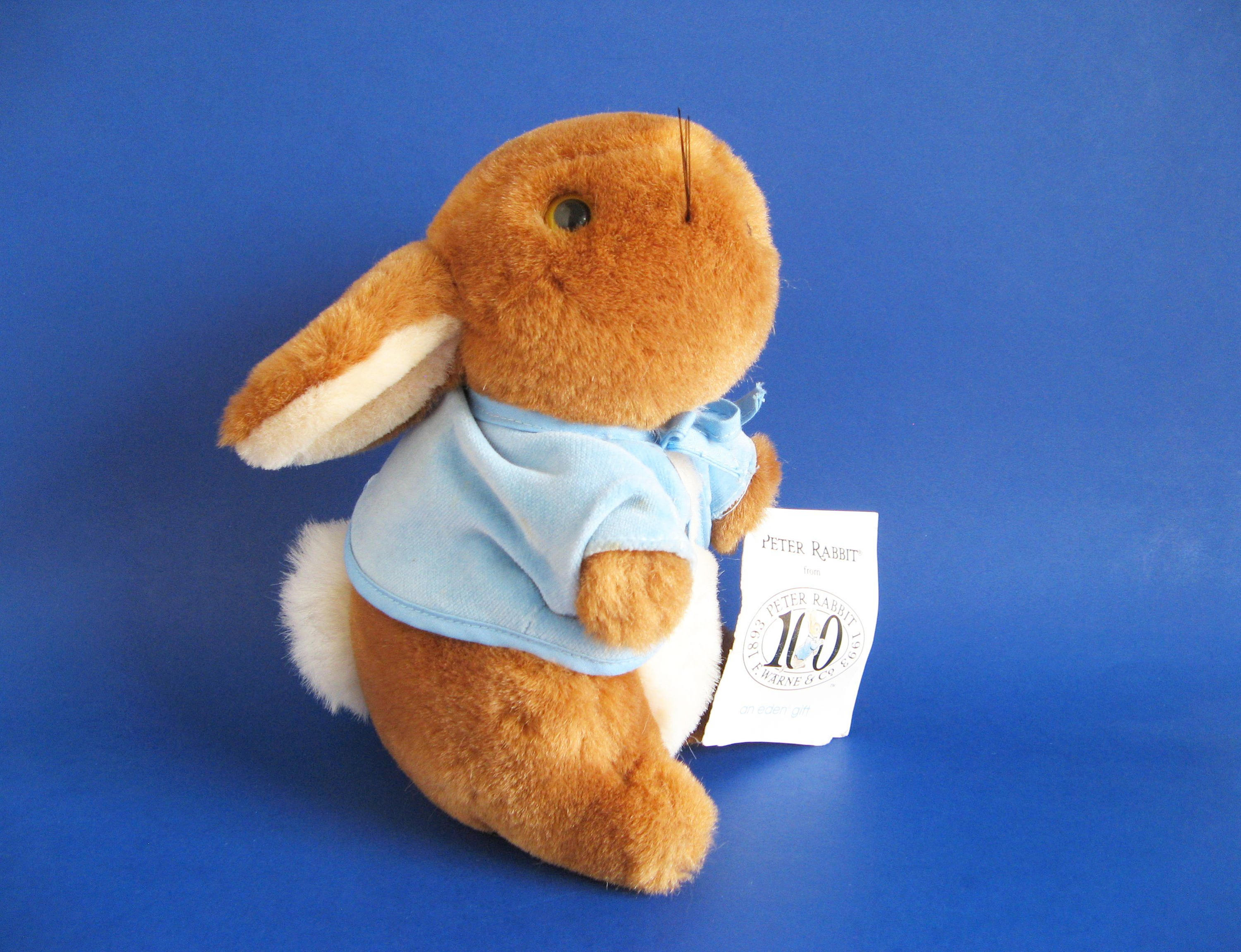 Vintage Peter Rabbit Stuffed Animal Toy by Eden Beatrix Potter | Etsy