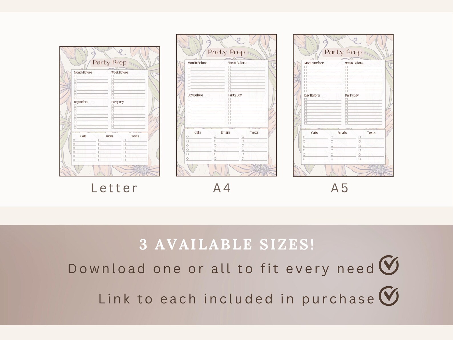 Party Planner,party Planner Editable,party Planner Digital,party ...