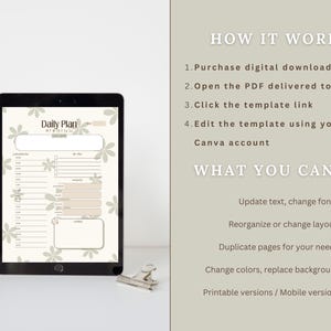 Daily Plan,daily Printable Plan,daily Plan Sheet,daily Planner, A5 ...