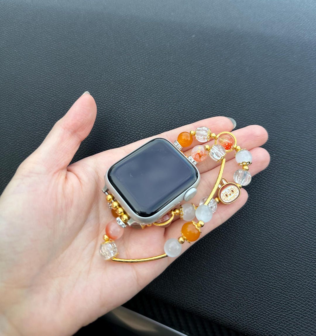 Labubu Bead Watch Strap / Band / Bracelet for Apple Watch Series 9 8 7 ...