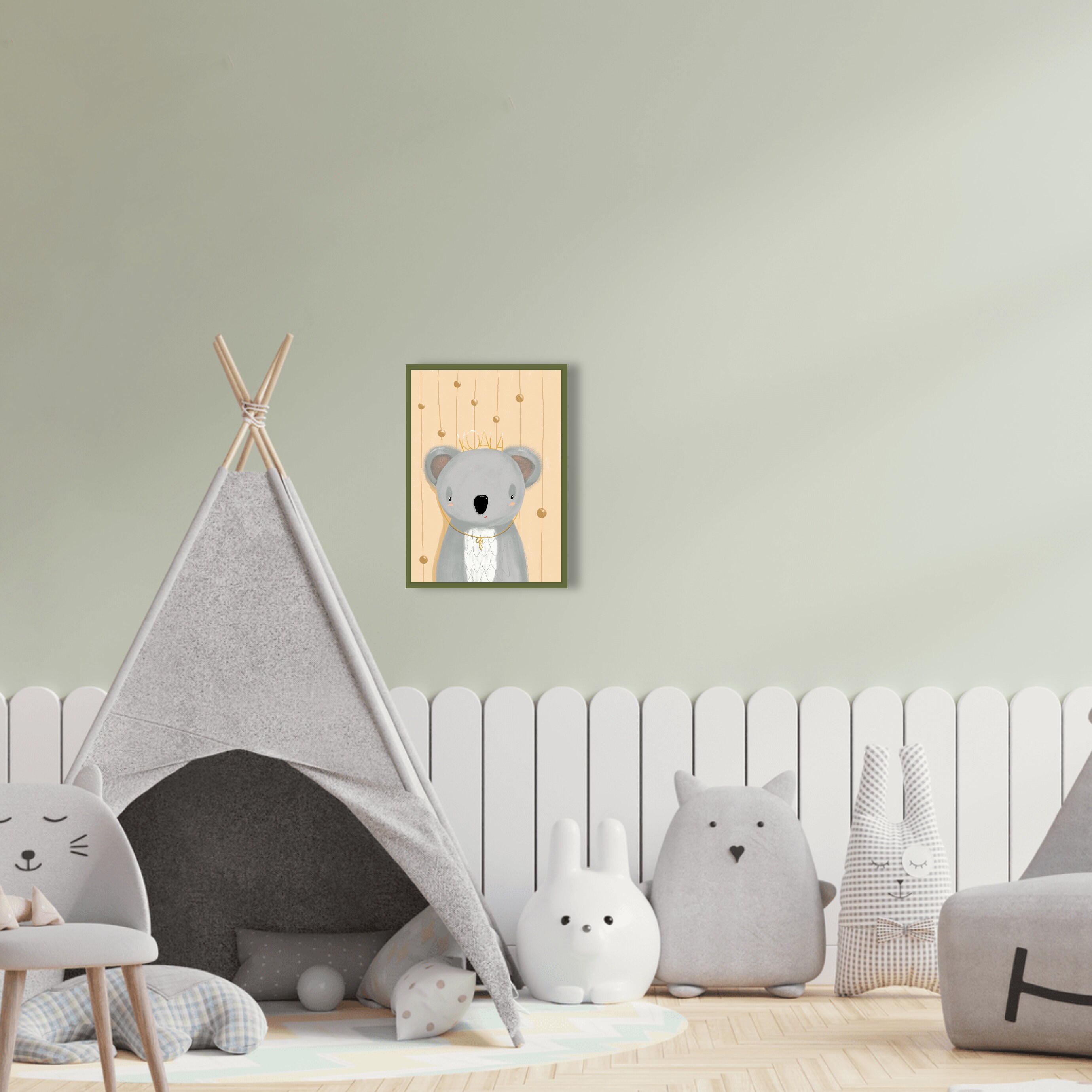 Koala Print, Playroom Printable Poster, Kids Room Decor, Animal Poster ...