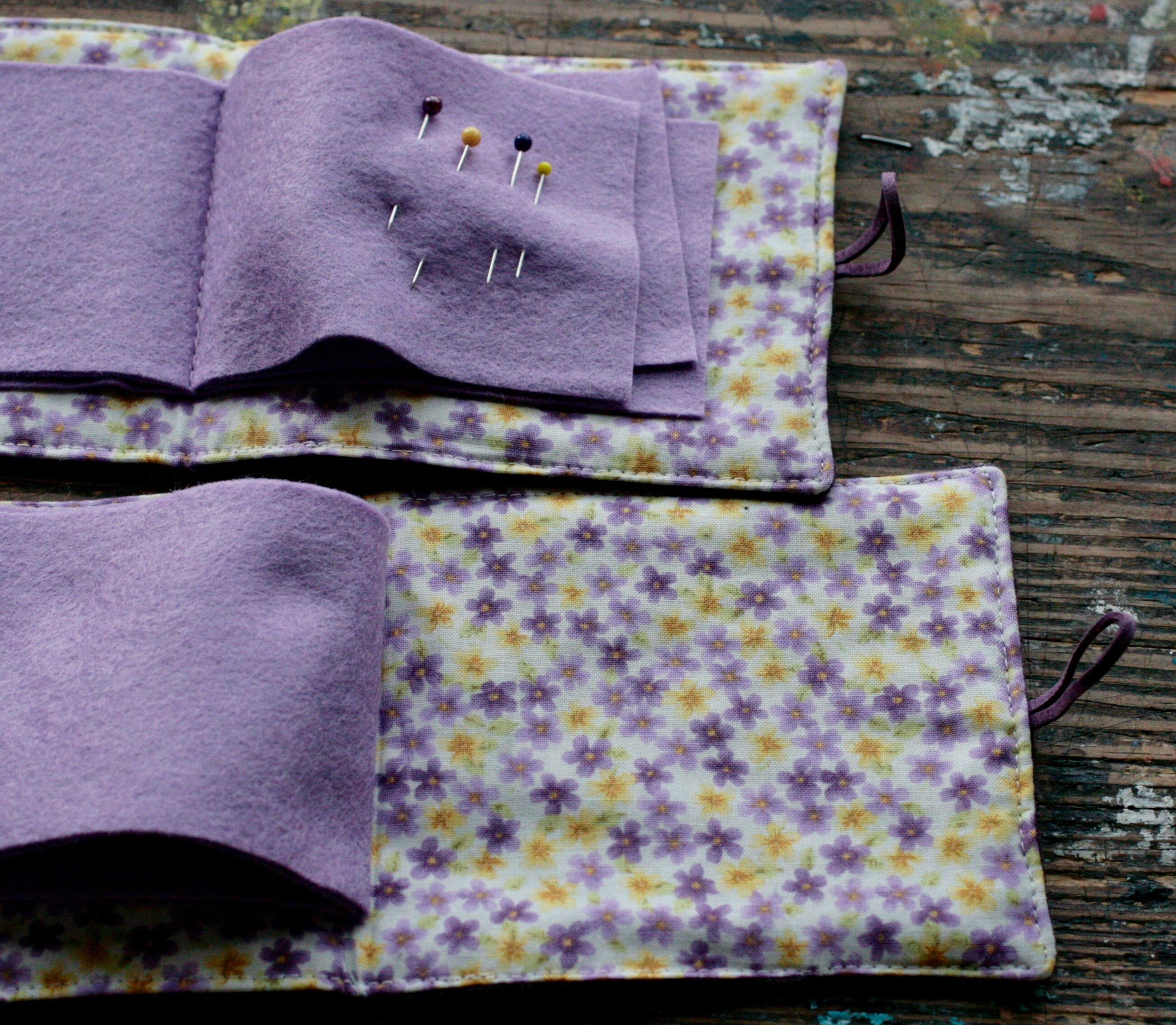Small Linen Needle Book - Etsy