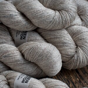 Neutral Grey Linen/cotton Yarn 100 G - Etsy UK