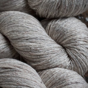 Neutral Grey Linen/cotton Yarn 100 G - Etsy UK