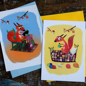 The Crafty Squirrel Cards Patchwork Crochet - Etsy