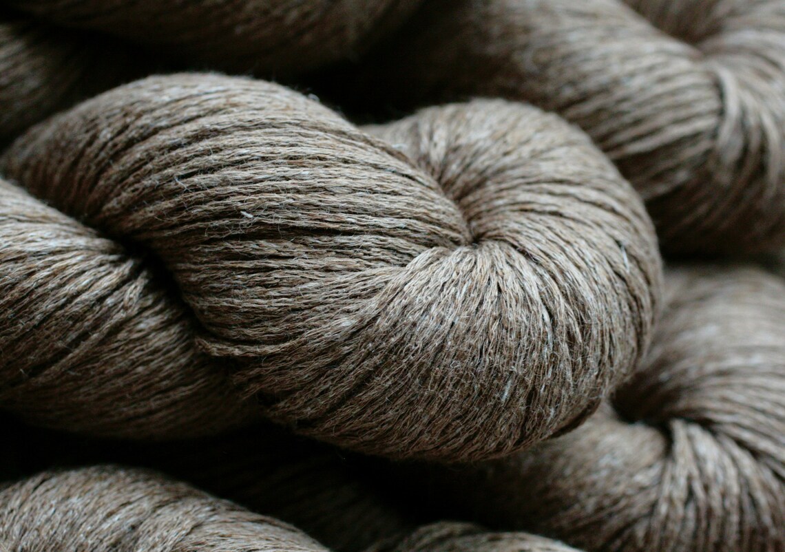 Linen Cotton Yarn -- Knitted Texture - Etsy UK