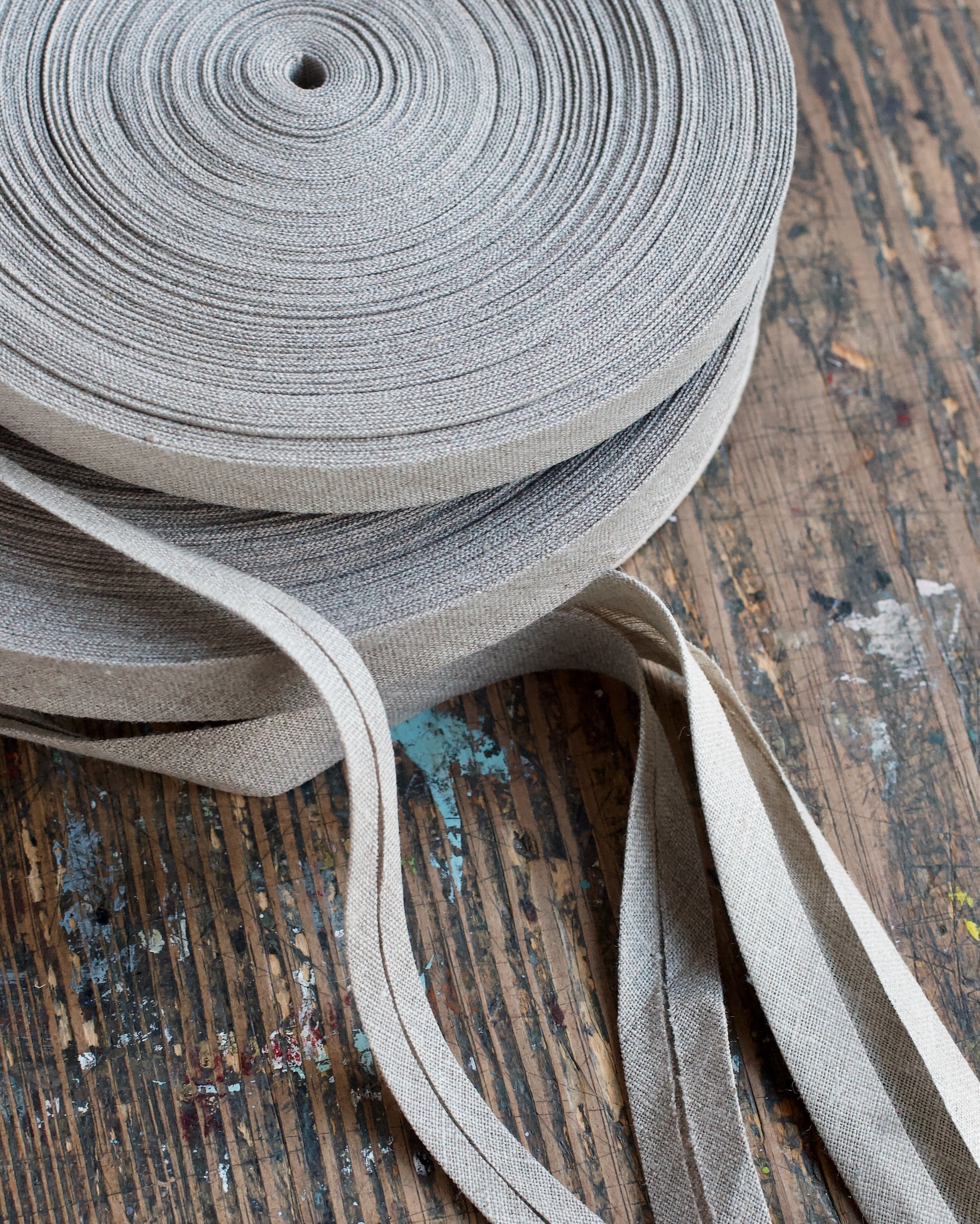 Linen Bias Tape - Bias Binding - Natural Undyed - Width 1.5 Cm, 2 Cm ...