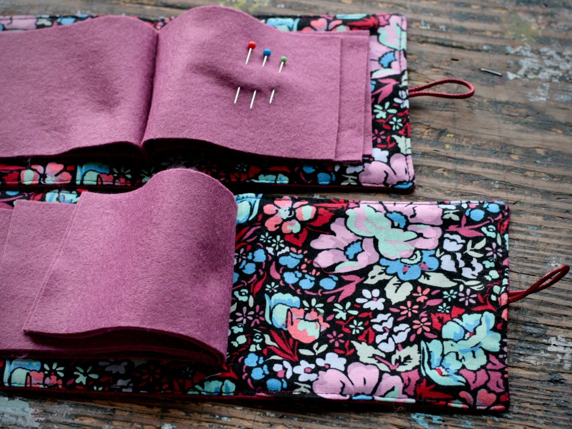 Small Linen Needle Book - Etsy