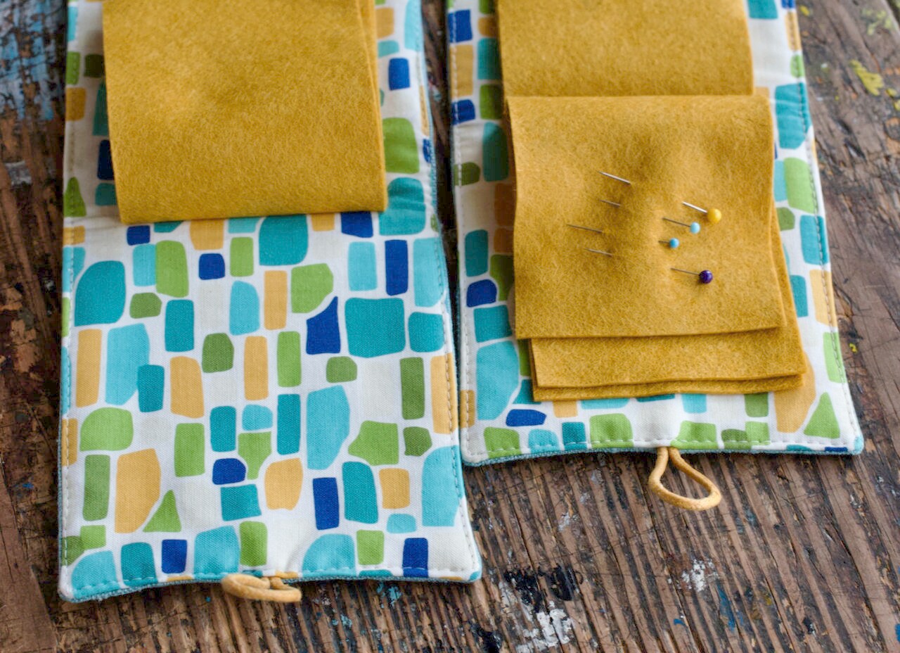 Small Linen Needle Book - Mint - Etsy
