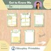 Get to Know Me 5x Activity Worksheets, Favourites, Classroom, Self ...