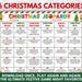 Christmas Jeopardy Game, Printable Holiday Trivia, Christmas Office ...