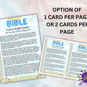 Bible Games, Left or Right Bible Game, Womens Ministry Games, Bible ...
