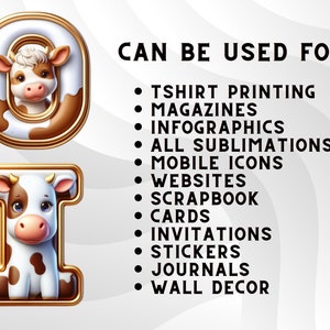 Highland Cow Png File. Highland Cow Alphabet, Highland Cow Alphabet Png ...