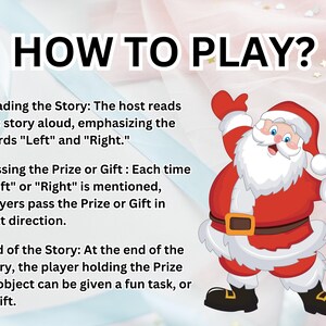 Christmas Left Right Game, Right Left Christmas Game, Christmas Pass ...