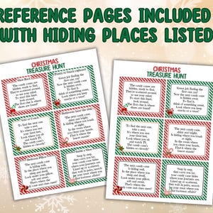 Candy Cane Treasure Hunt, Christmas Treasure Hunt, Candy Cane Christmas ...