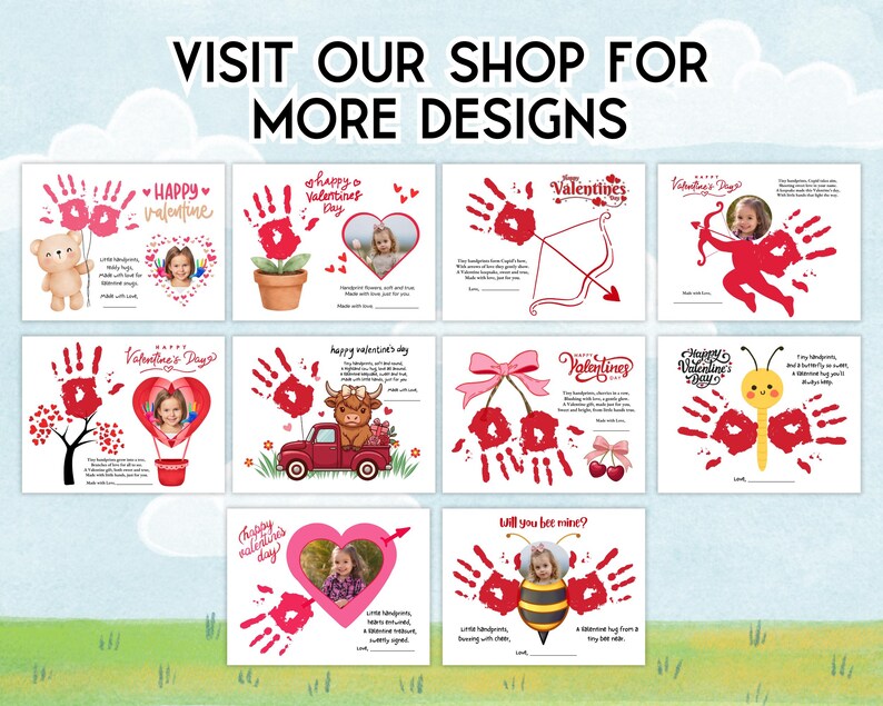 Valentines Day Crafts Valentine's Handprint Art Photo Toddler Preschool ...
