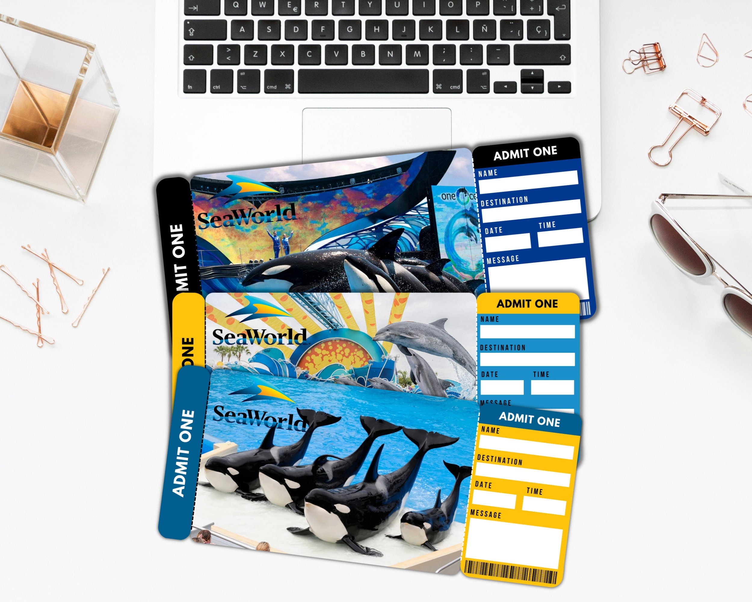 Seaworld Ticket, Seaworld Trip Ticket, Theme Park Surprise, Vacation ...