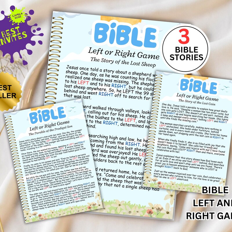 Bible Left Right Game - Etsy