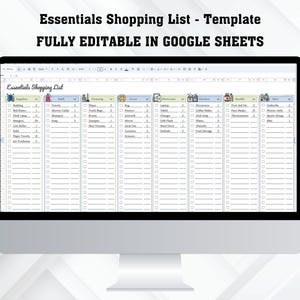 College Dorm Essentials Shopping List - Shopping Checklist, Grocery ...