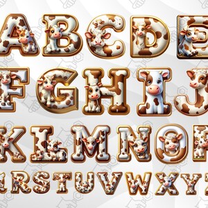 Highland Cow Png File. Highland Cow Alphabet, Highland Cow Alphabet Png ...