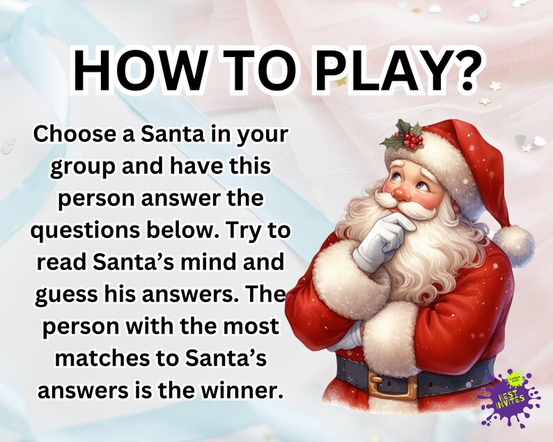 Fun Christmas Game for Group of Adults - Christmas Games for Family ...