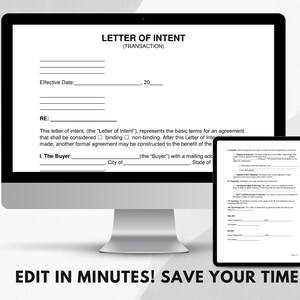 Letter of Intent, Letter of Intent (LOI), Letter of Intent (LOI) Forms ...