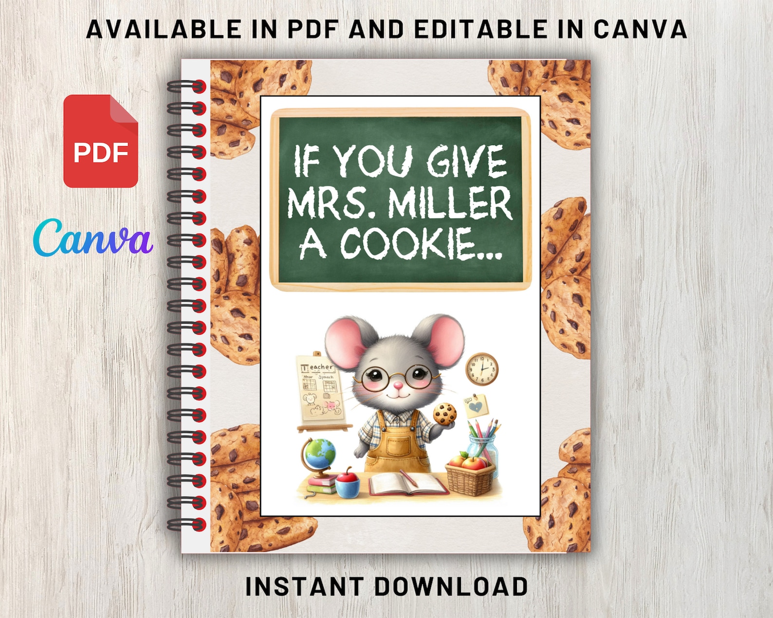 If You Give Your Teacher a Cookie, Teacher Appreciation Gift End of ...