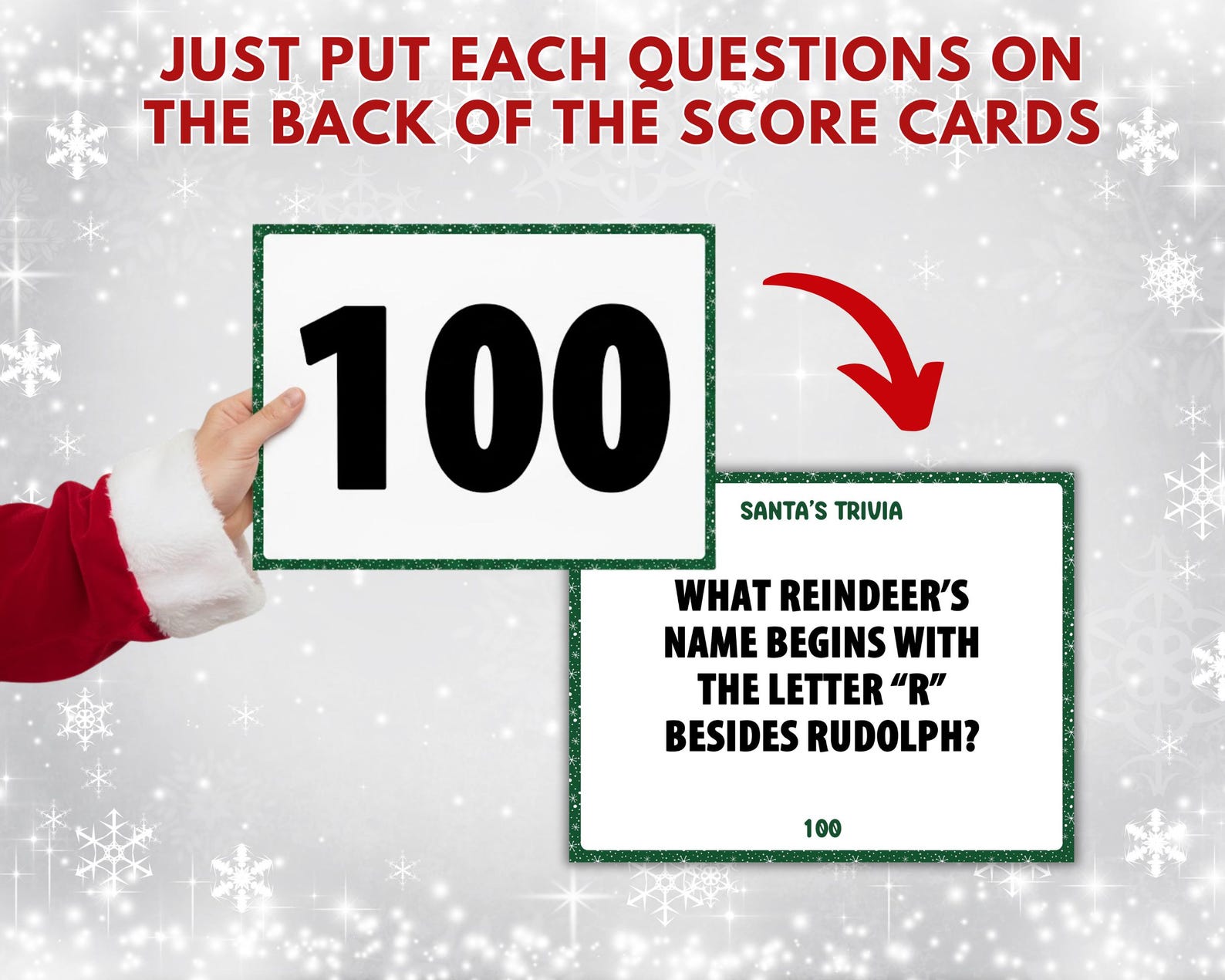 Christmas Trivia Game, Christmas Jeopardy, Holiday Jeopardy Trivia Game ...