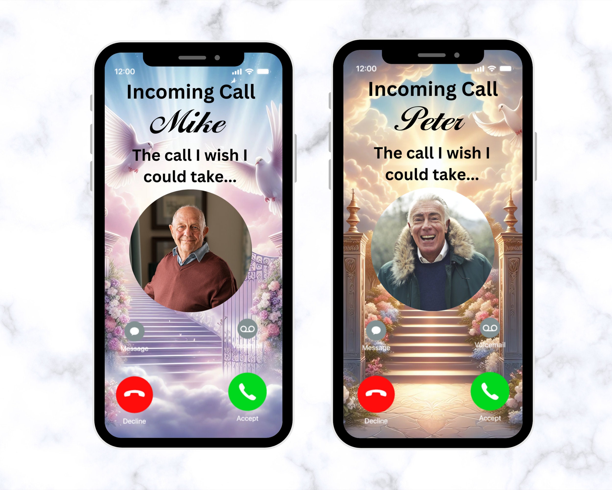 Editable Memorial Keychain, Memorial Canva Template, the Call I Wish I ...