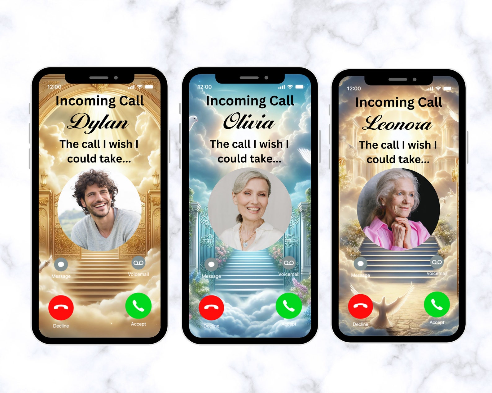 Editable Memorial Keychain, Memorial Canva Template, the Call I Wish I ...