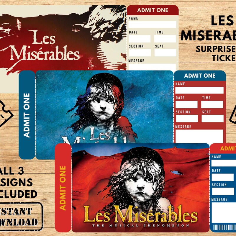 Les Miserables Print - Etsy