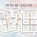 Indoor Scavenger Hunt Printable, Treasure Hunt for Kids Template ...