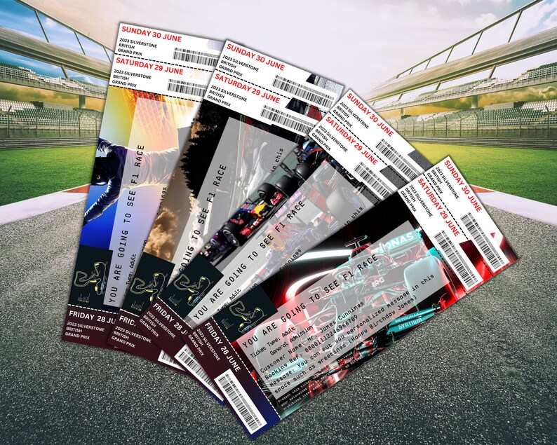 Editable Racing Gift Voucher, Car Racing Keepsake Ticket, Racing ...