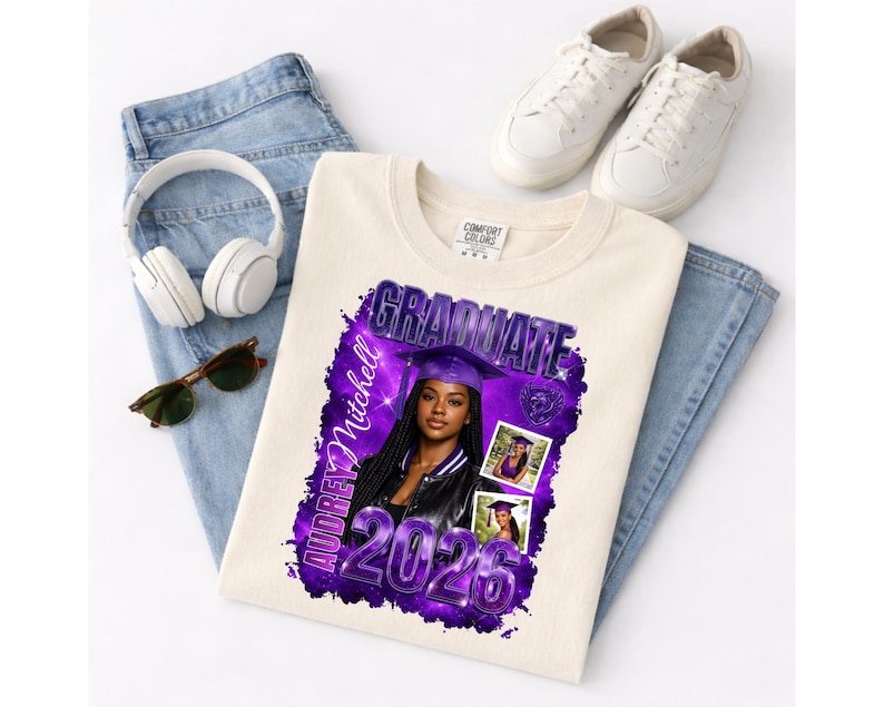 Graduation T Shirt Bundle 2026, Editable Canva Graduation Shirt ...