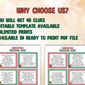 Candy Cane Treasure Hunt, Christmas Treasure Hunt, Candy Cane Christmas ...
