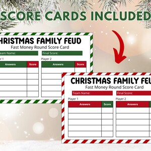 Christmas Friendly Feud Game, Printable Christmas Game, Christmas Party ...