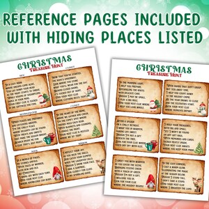 Difficult Christmas Treasure Hunt - Difficult Christmas Scavenger Hunt ...