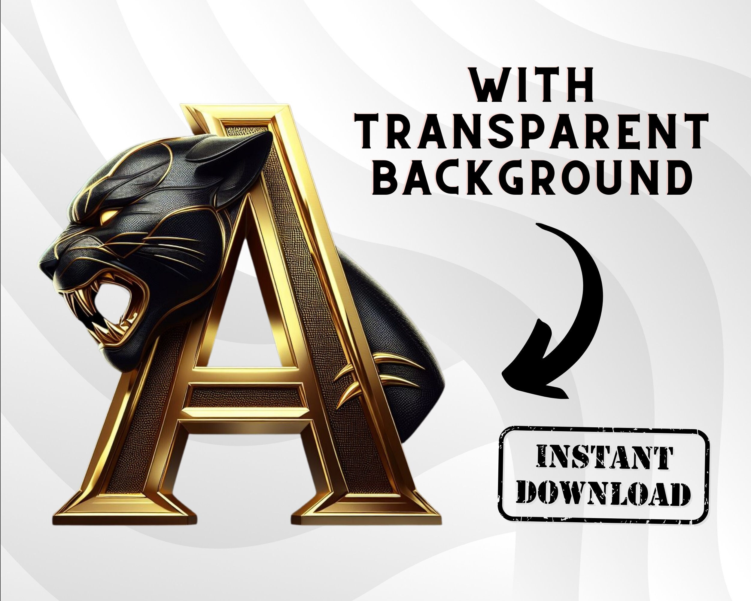 Black Panther Png File. Black Panther Alphabet, Panther Alphabet Png ...