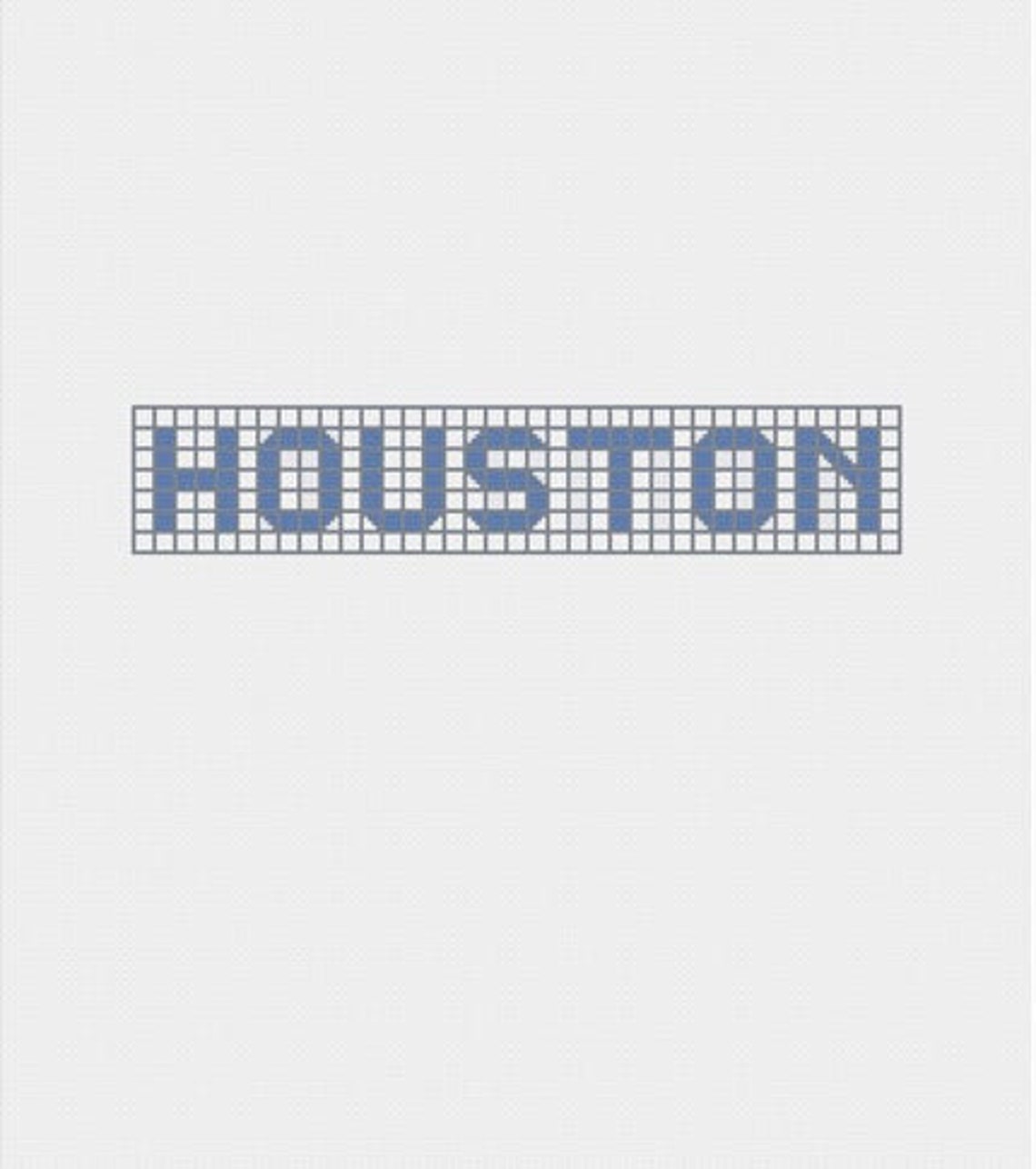 Houston Blue Tile - Hand Painted Needlepoint Canvas - Etsy