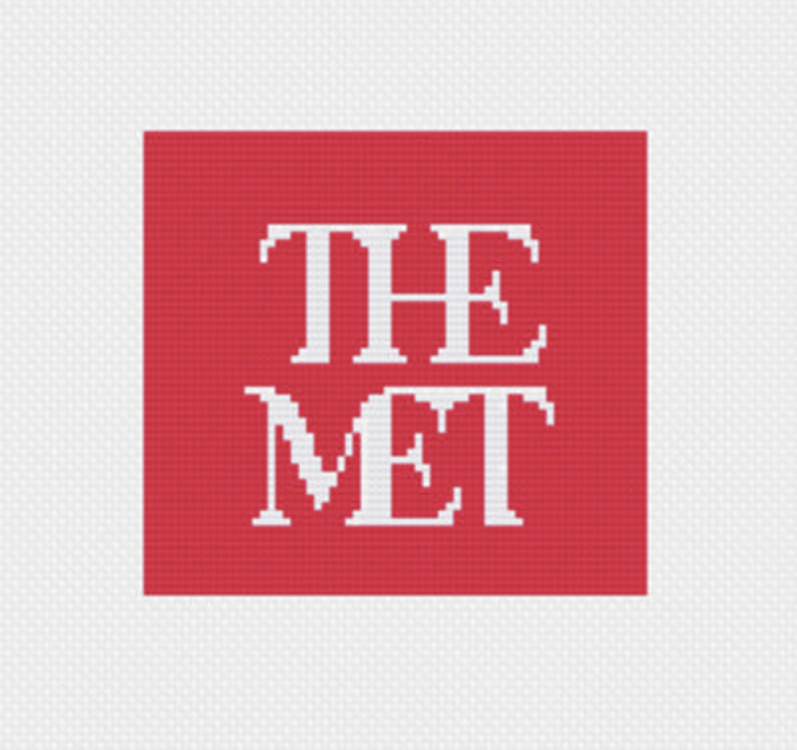 NYC Met Museum Logo Needlepoint Canvas - Etsy